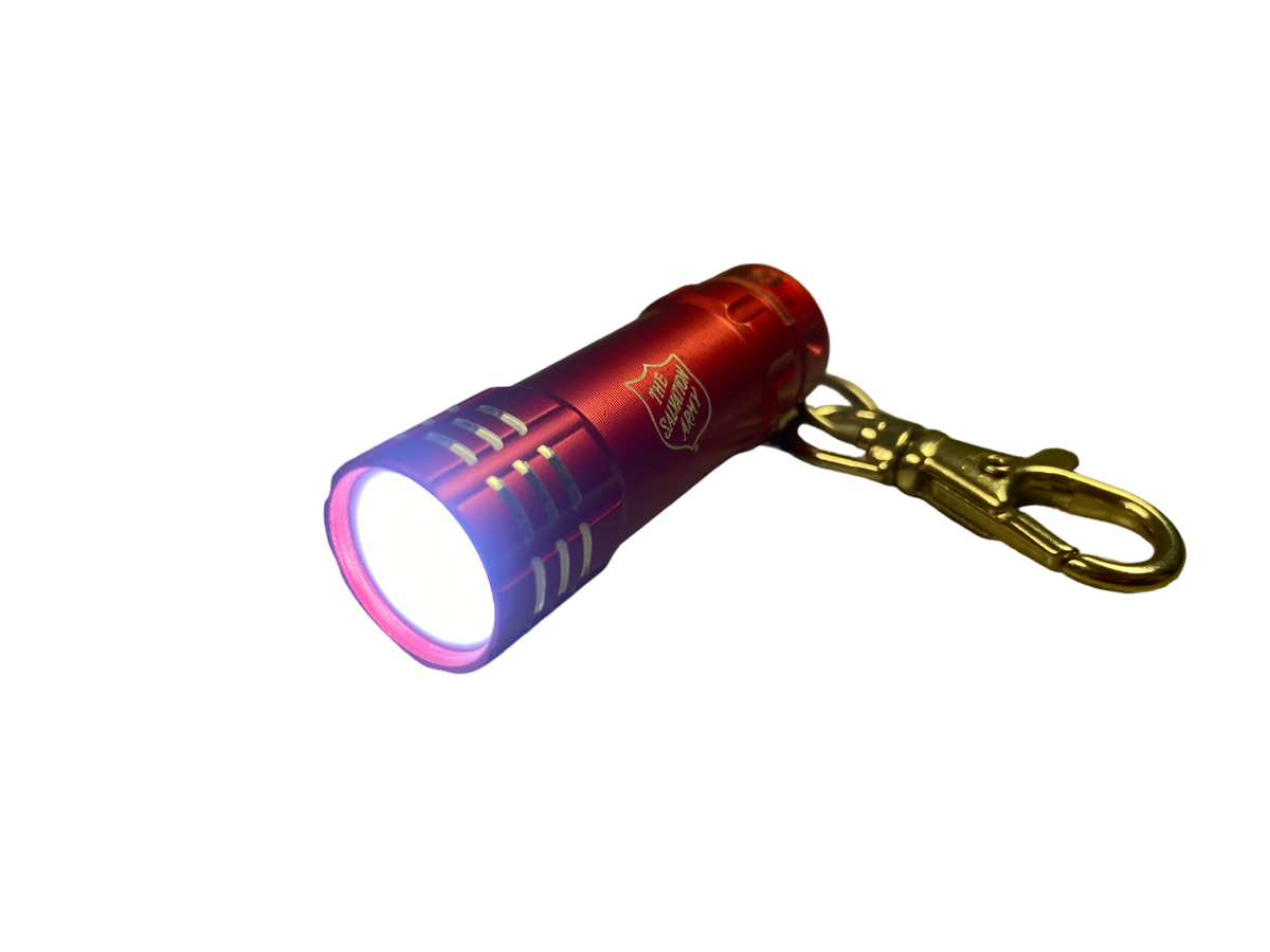 LED Mini Flashlight Keychain with Shield | USE Trade
