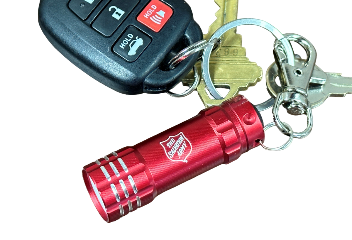 LED Mini Flashlight Keychain with Shield | USE Trade