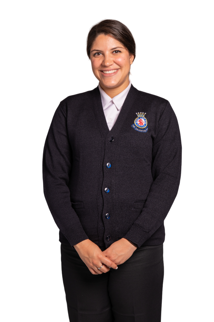 Unisex Cardigan with Crest - Navy Blue | USE Trade