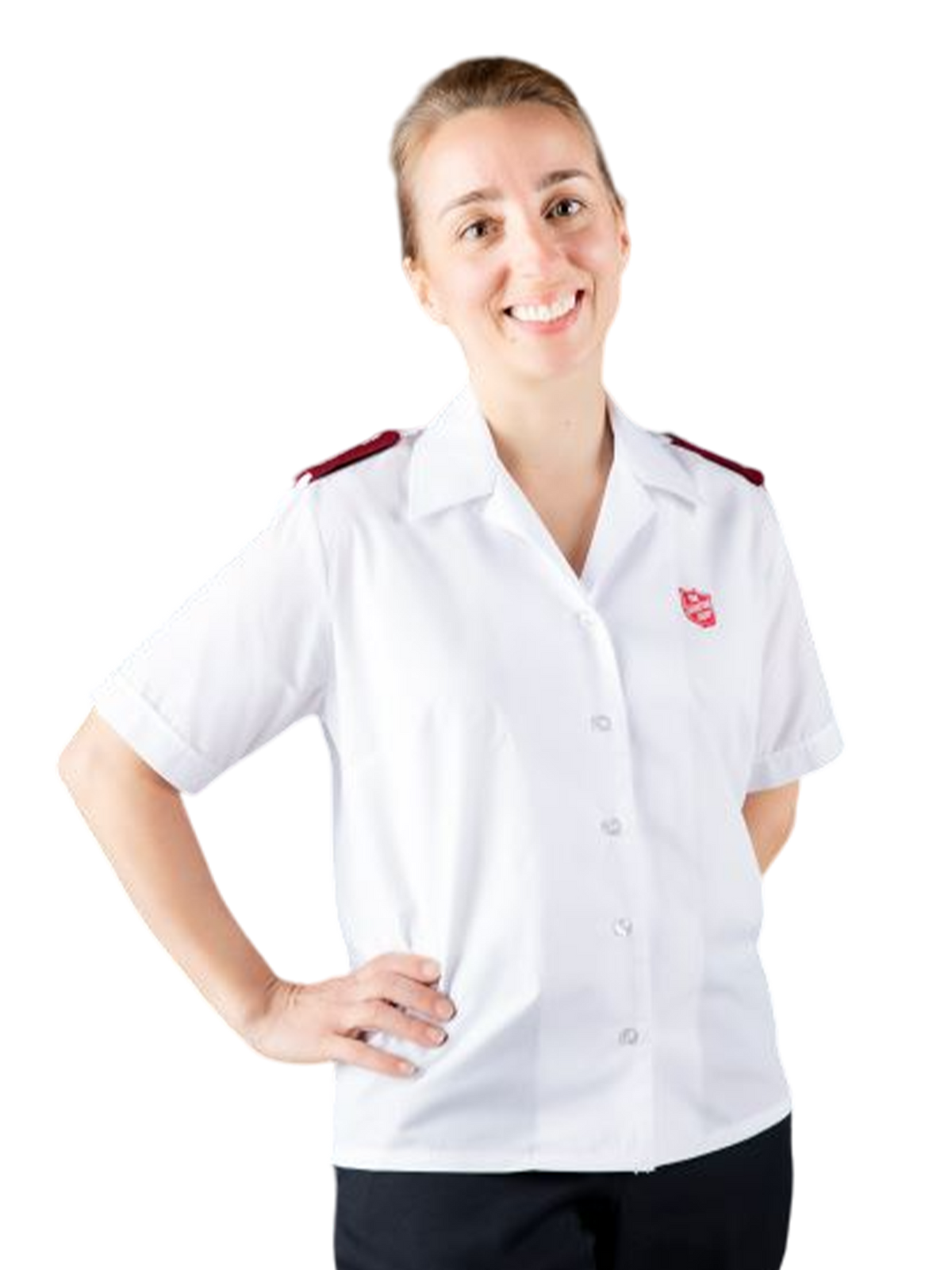 Women's SP&S Closed Collar Blouse with Shield | USE Trade